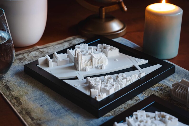 3D Notre Dame Paris, City Map STL File (digital File) - Etsy Canada
