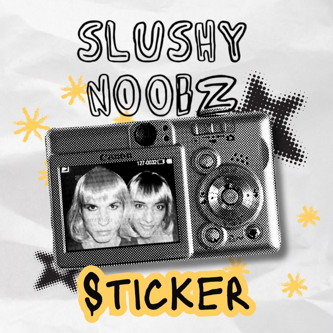 Slushy Noobz Kiss-cut Stickers - Etsy