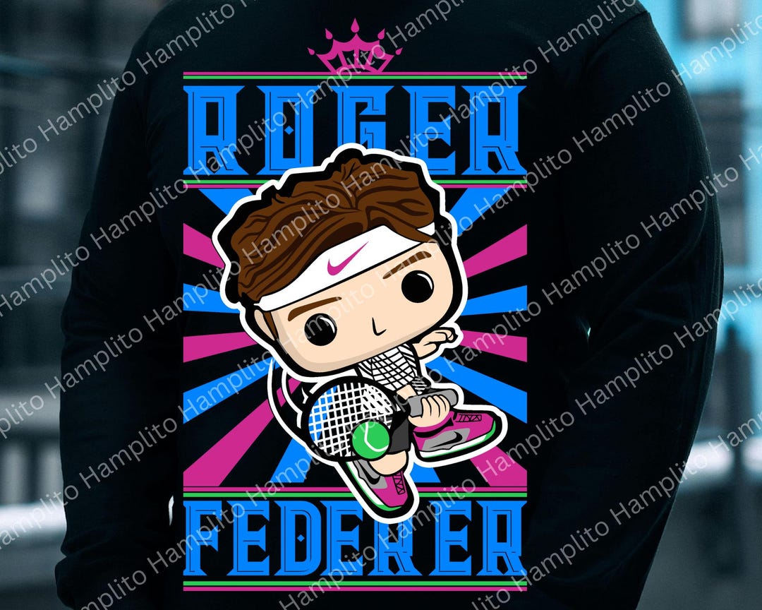 Roger Federer Design, Svg - Etsy