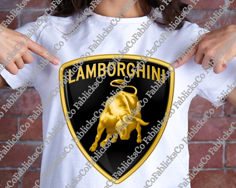 Lamborghini Logo Design, SVG Designs Sticker - Etsy