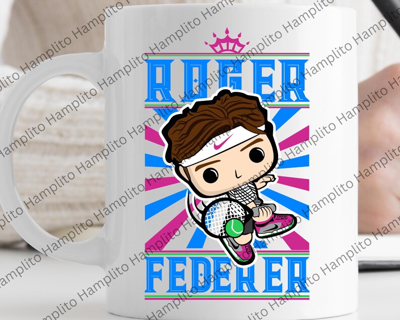 Roger Federer Design, Svg - Etsy