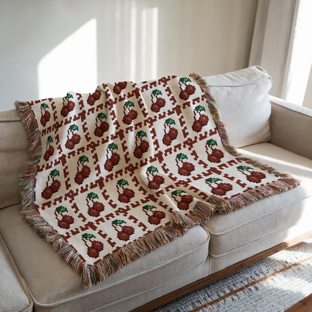 Stardew Valley Blanket, Stardew Blanket, Stardew Cozy Woven Blanket ...