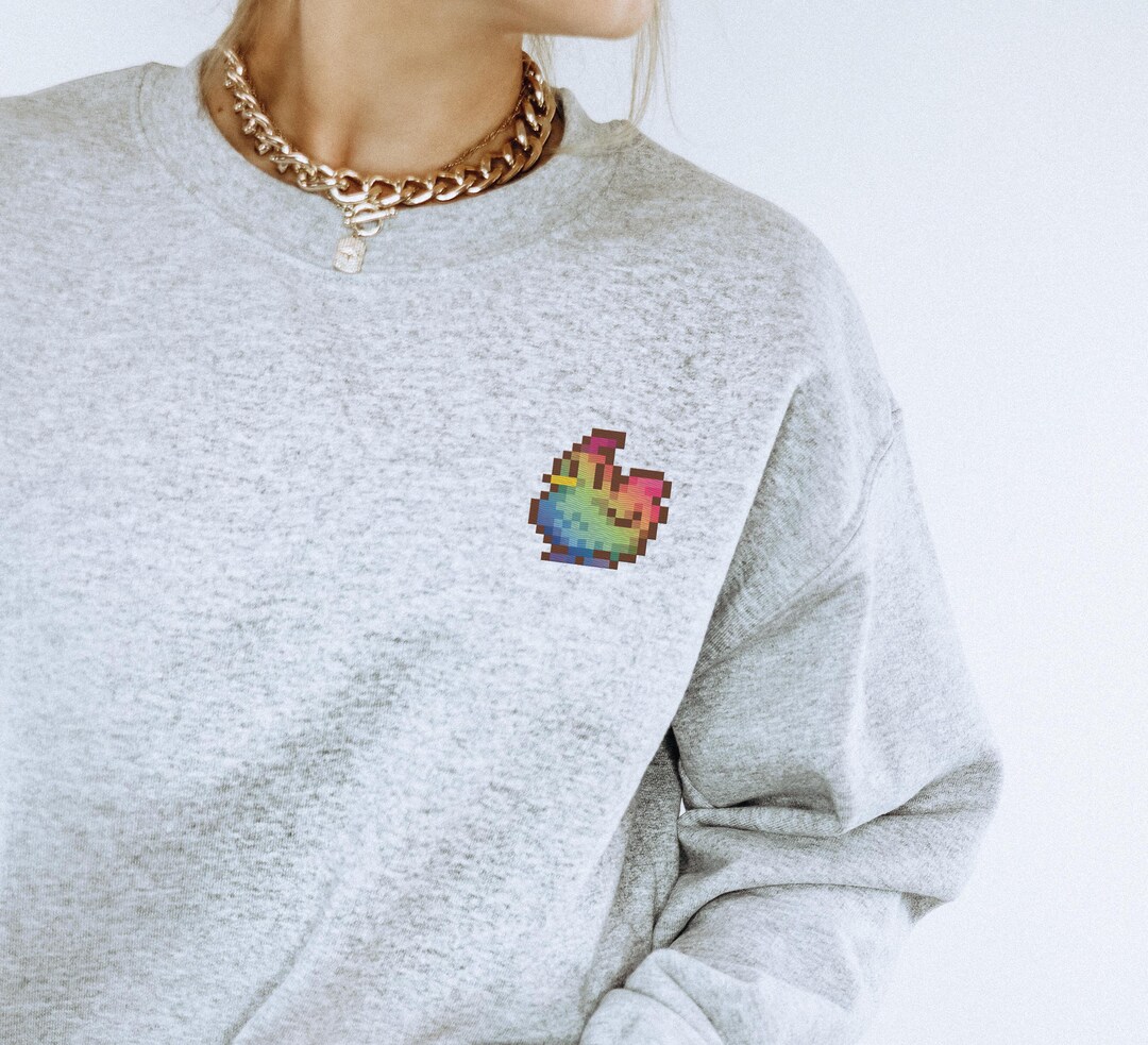 Stardew Embroidered Sweater, Stardew Valley Sweatshirt, Embroidered ...