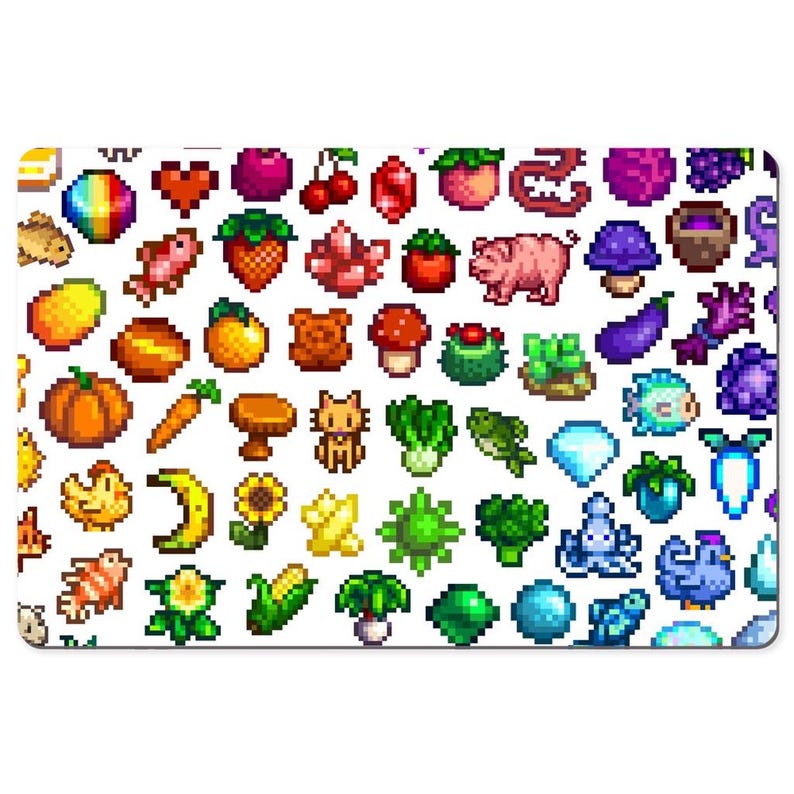 Stardew Valley Desk Mat, Stardew Desk Mat, Stardew Deskmat, Stardew ...