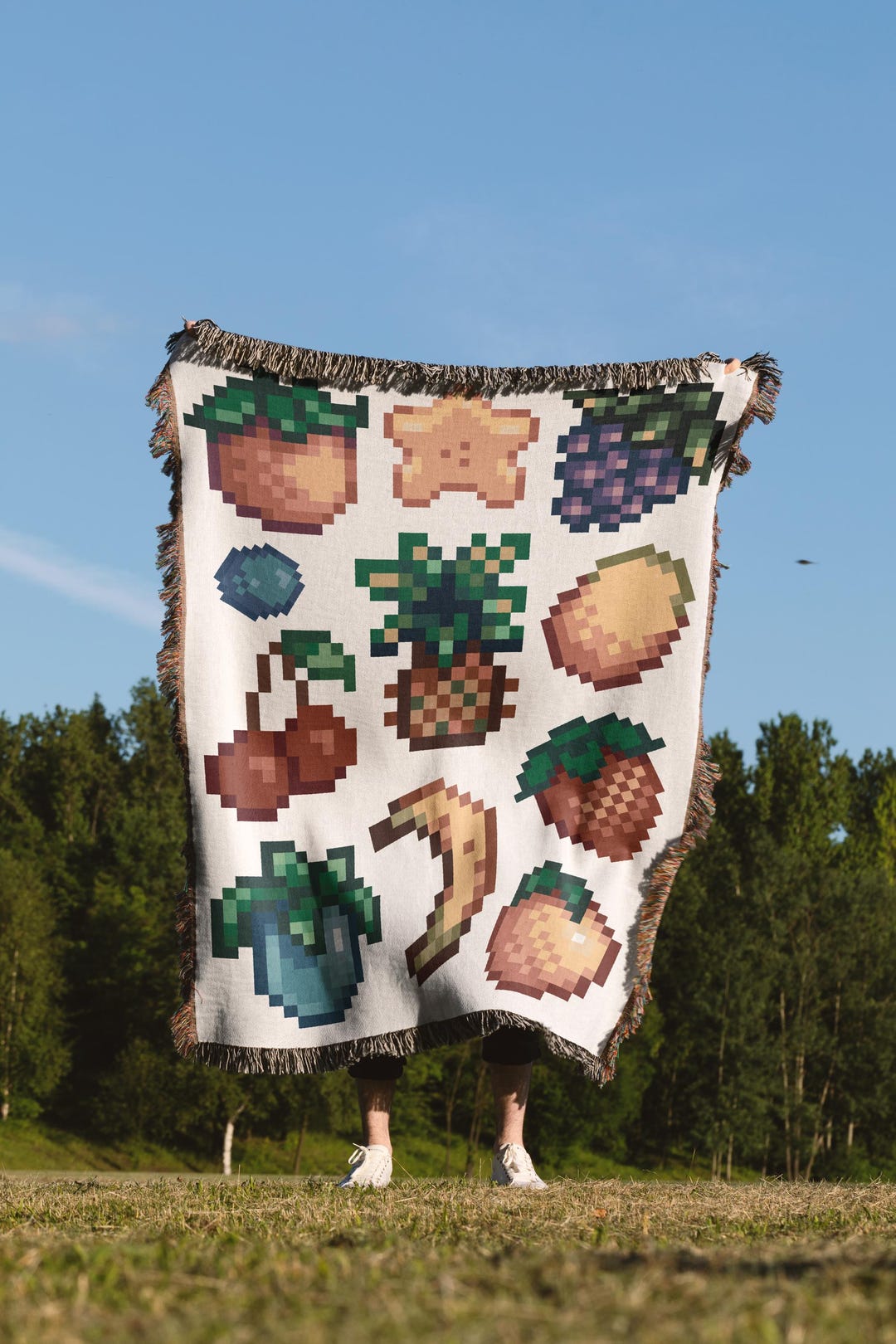 Stardew Valley Blanket, Stardew Blanket, Stardew Cozy Woven Blanket ...