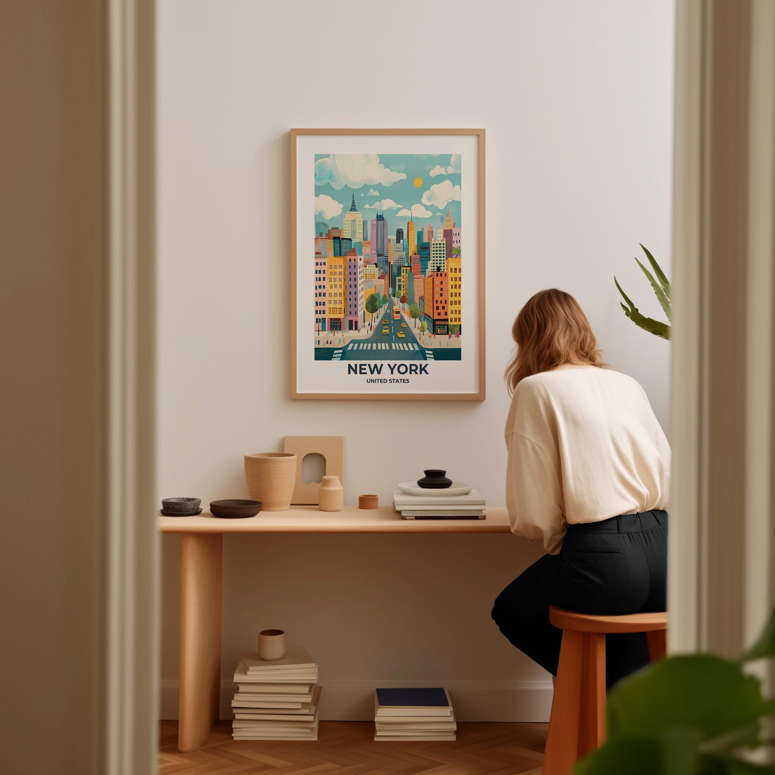 New York Travel Poster, New York Poster, New York Travel Print, New ...