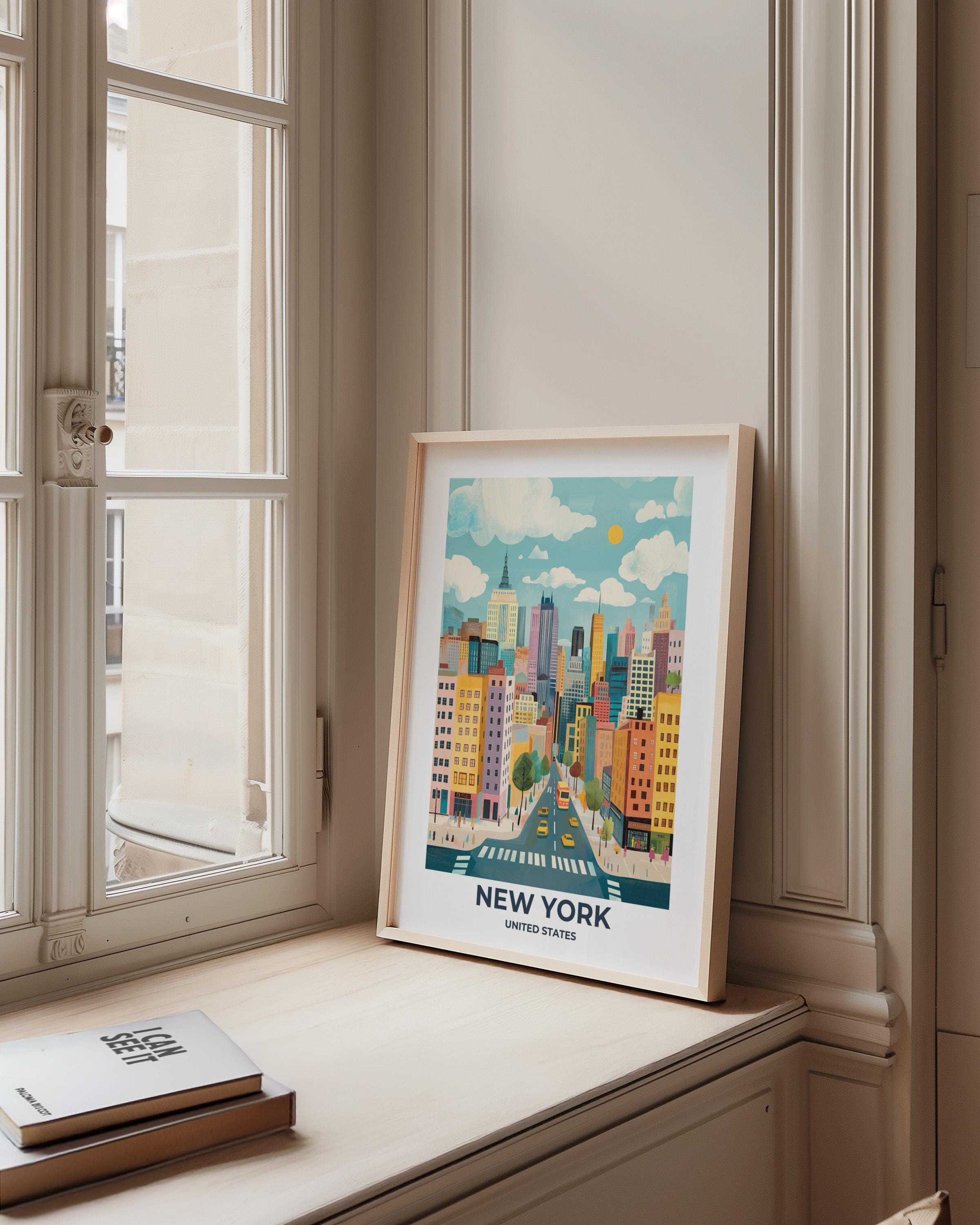 New York Travel Poster, New York Poster, New York Travel Print, New ...