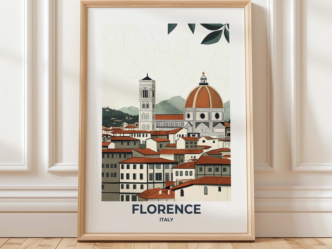Florence Travel Poster, Florence Poster, Florence Travel Print ...
