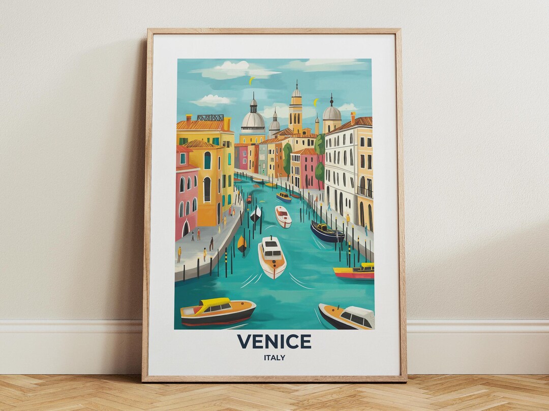 Venice Travel Poster Venice Poster Venice Travel Print Venice City ...