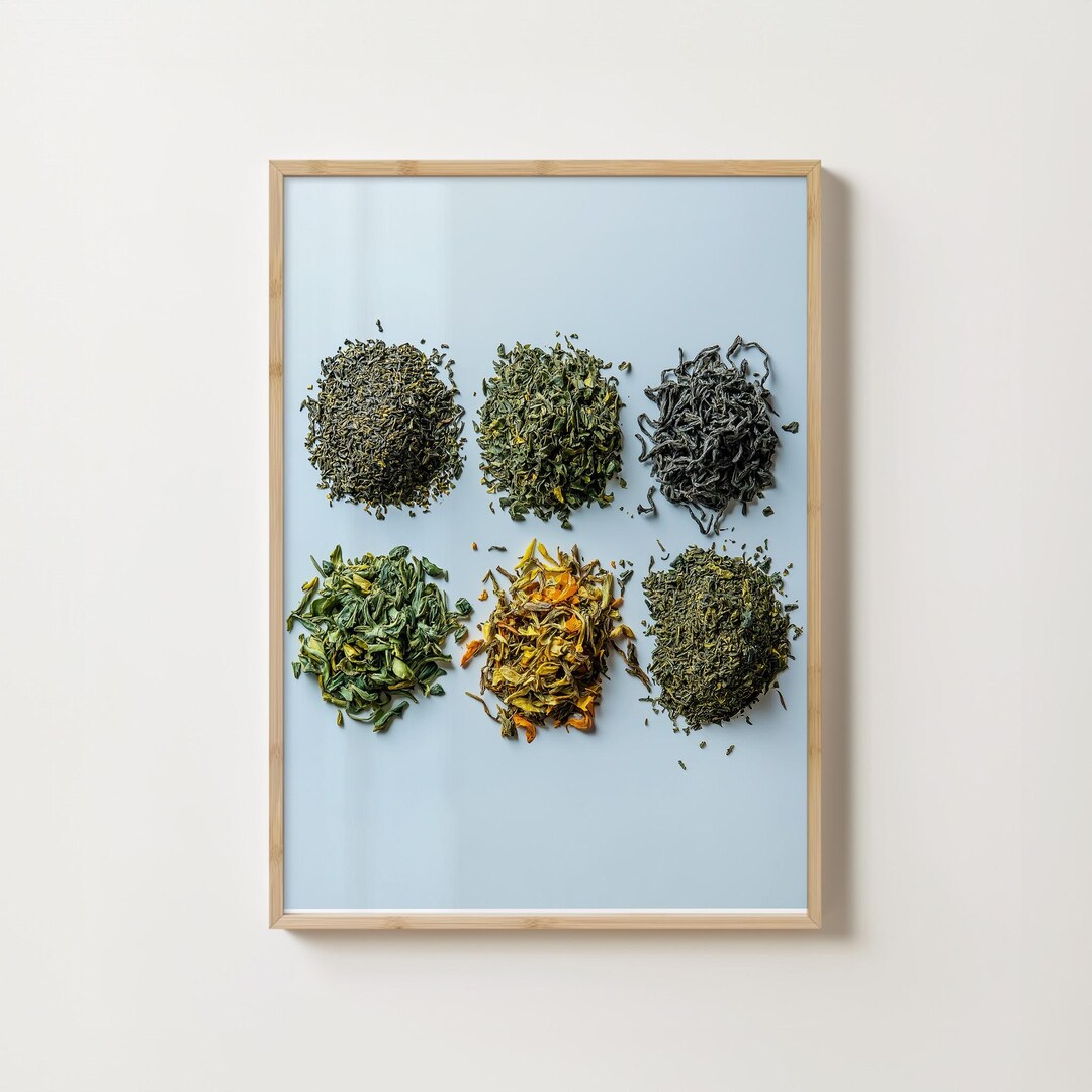 Tea Wall Art, Tea Poster, Tea Print, Illustrated Art Print, Tea Wall ...