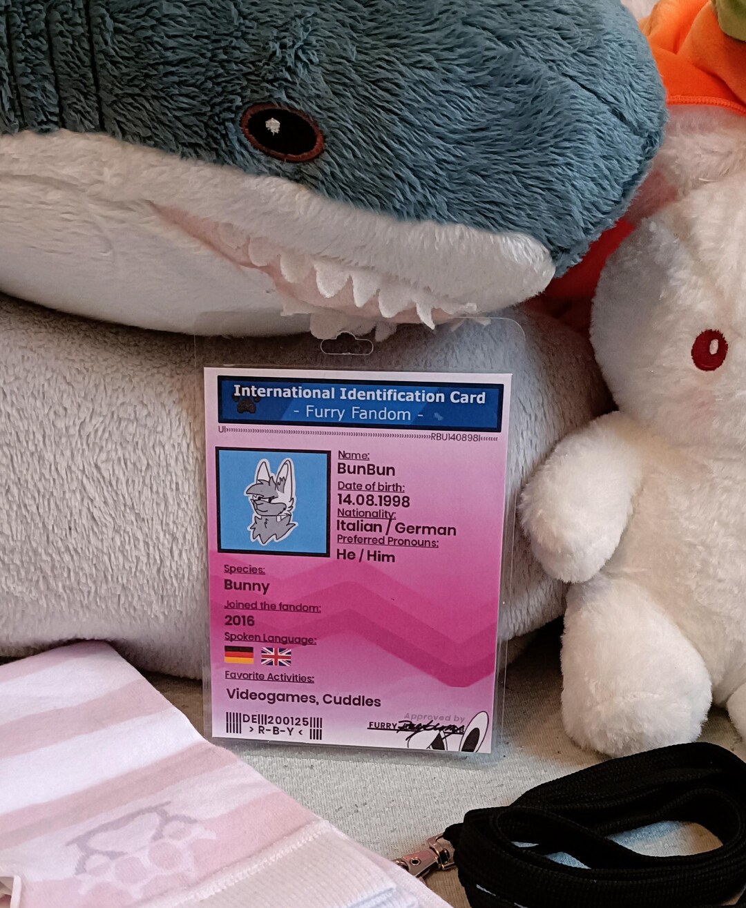 Fully Customizable Furry ID Badge - Etsy Australia