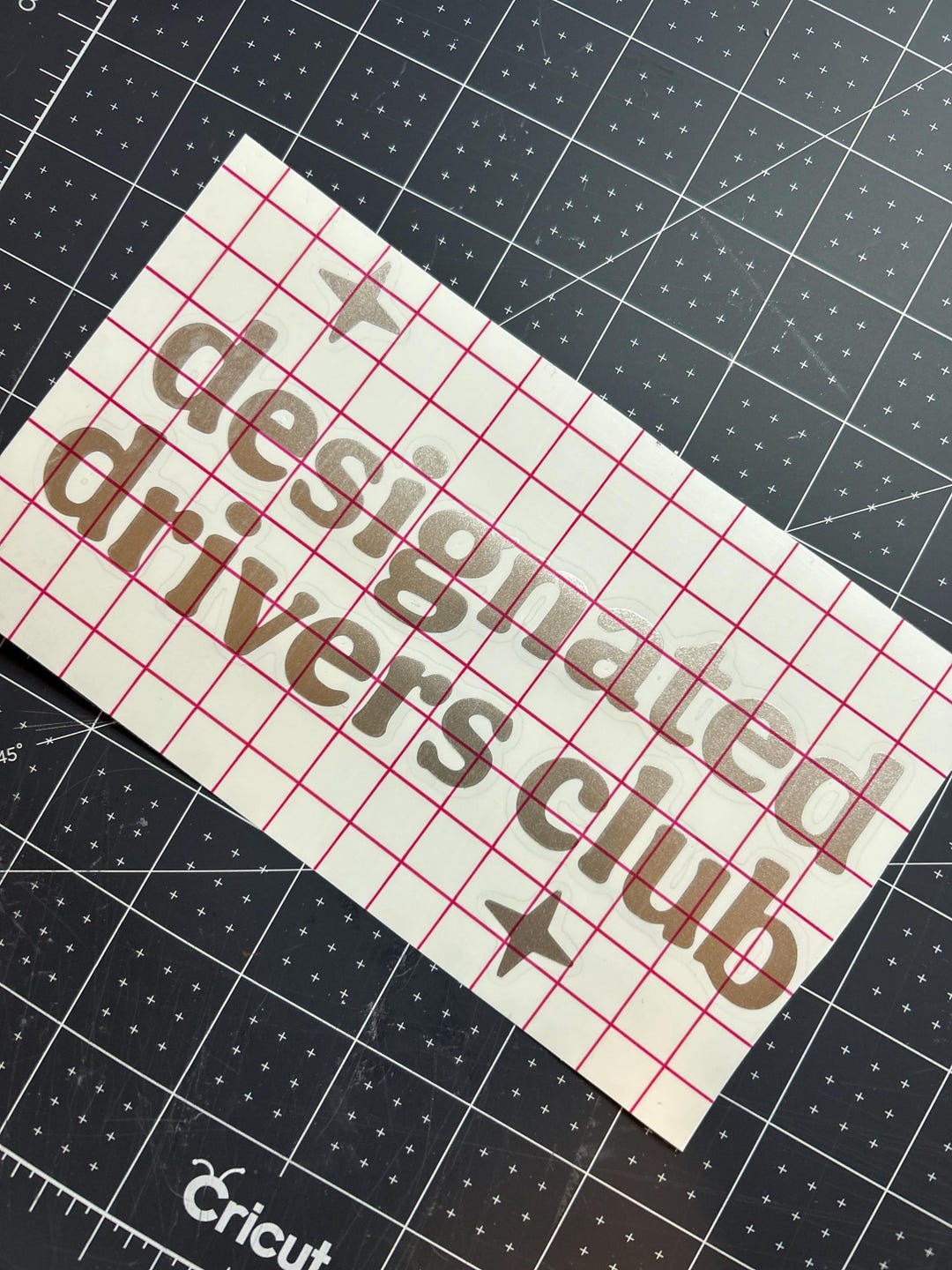 Designated Driver Club Car Decal - Etsy
