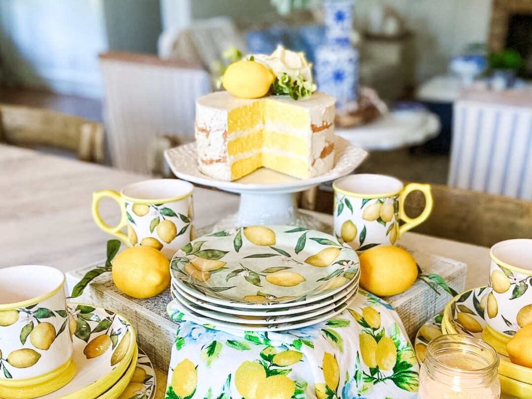 Lemon Fake Cake Prop and Realistic Fake Food Decor - Etsy