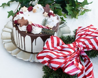 Fake Christmas Cake - Etsy
