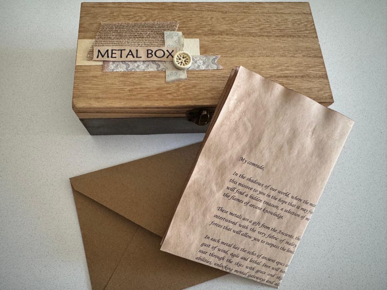 Mistborn Metal Box, a Saga by Brandon Sanderson - Etsy