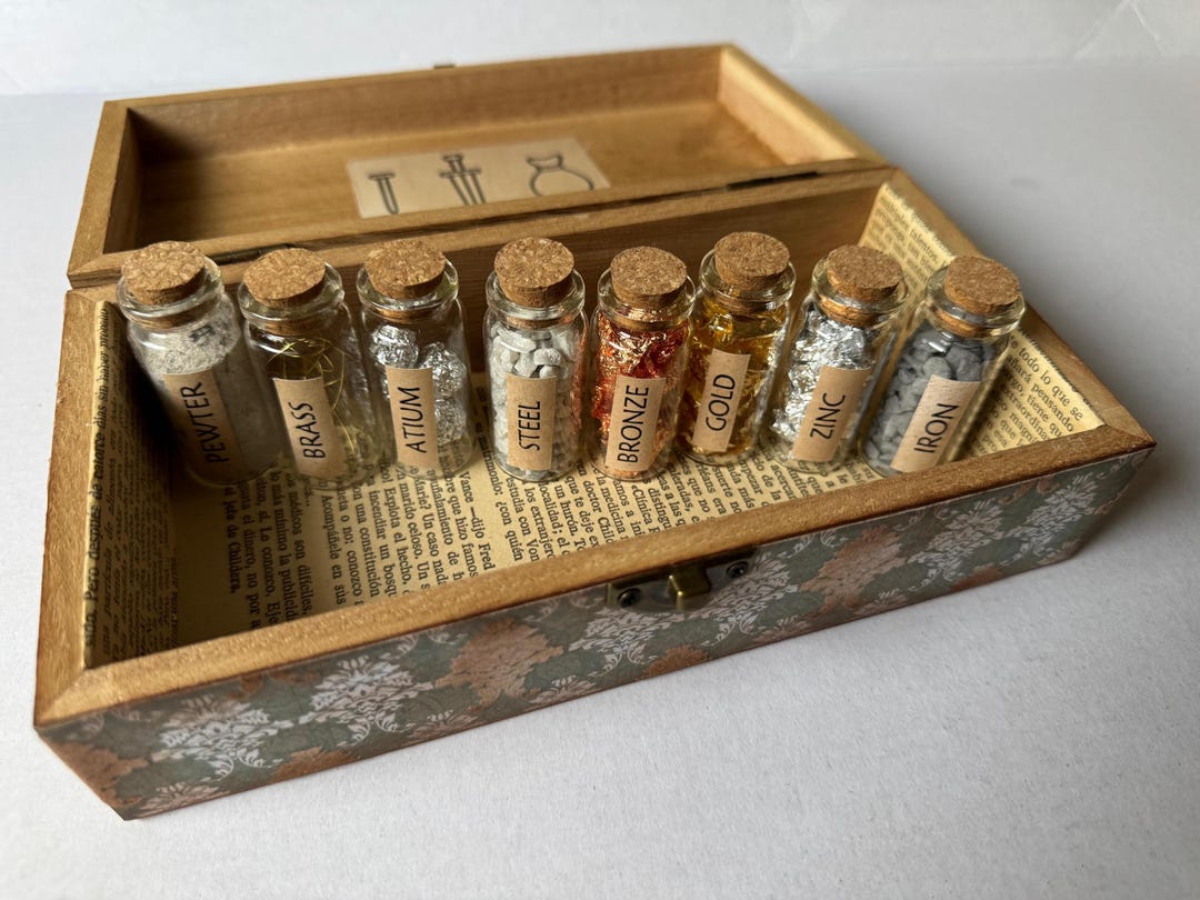 Mistborn Metal Box, a Saga by Brandon Sanderson - Etsy