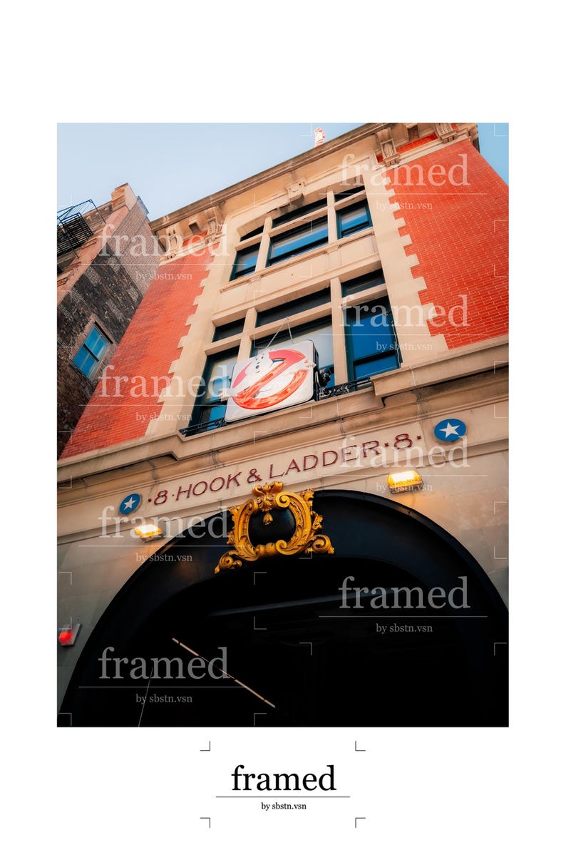 Ghostbusters Hook & Ladder 8 Firehouse - Etsy