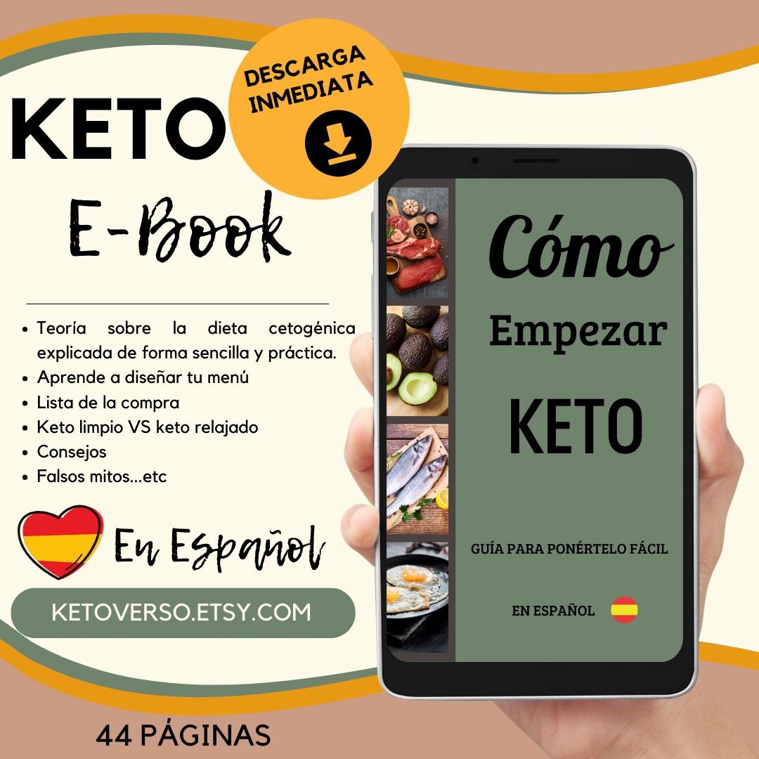 Keto Starter Guide, Printable PDF, Keto in Spanish, Keto Manual, Keto ...
