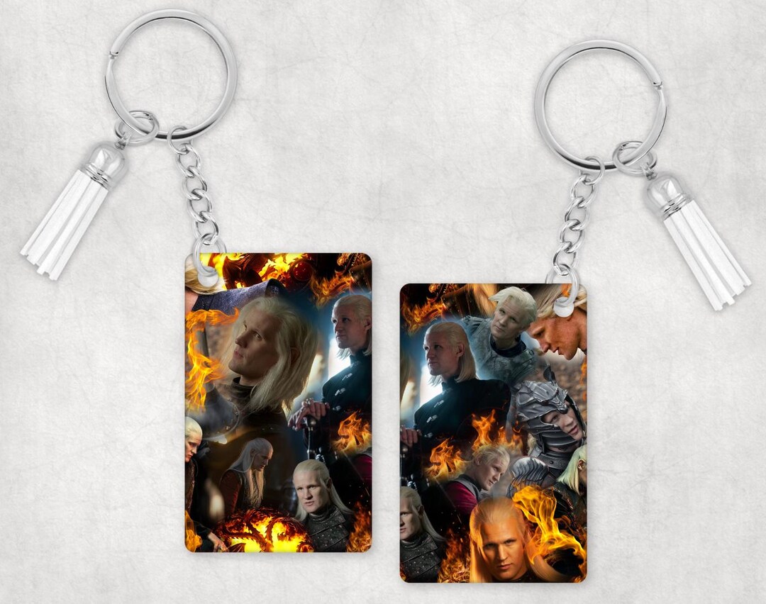 Daemon Targaryen Keychain - Etsy