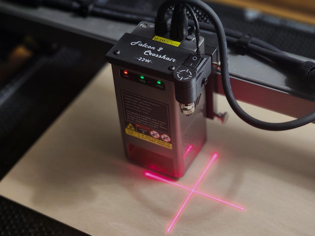 Creality Falcon 2 Laser Crosshairs (fully Assembled) for 10W, 12W, 22W ...