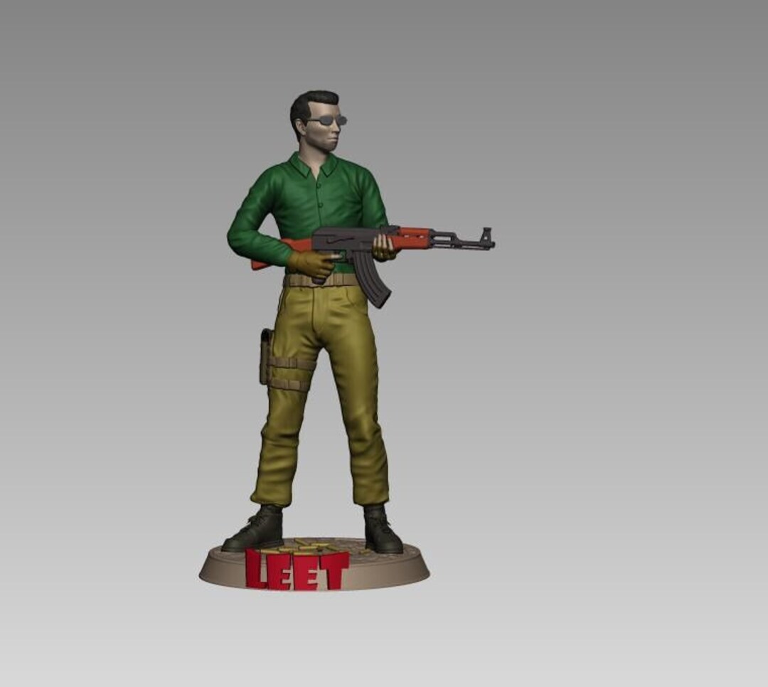 STL File of Leet Figure in Game Half Life Counter-strike - Etsy