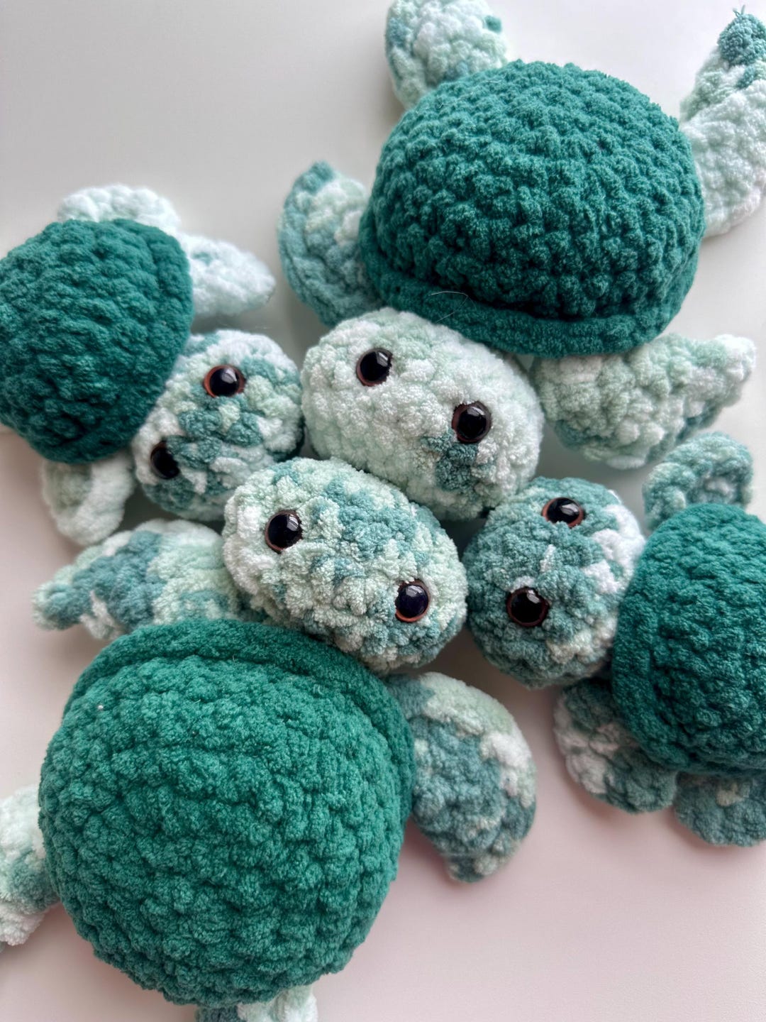 St Patricks Day Turtle Amigurumi Handmade Crochet Stuffed Animal ...