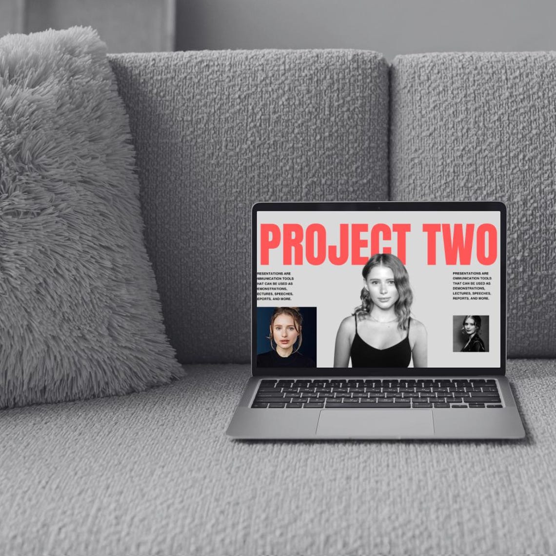 Professional Portfolio Slide Deck: A Sleek Template for Showcasing Your ...
