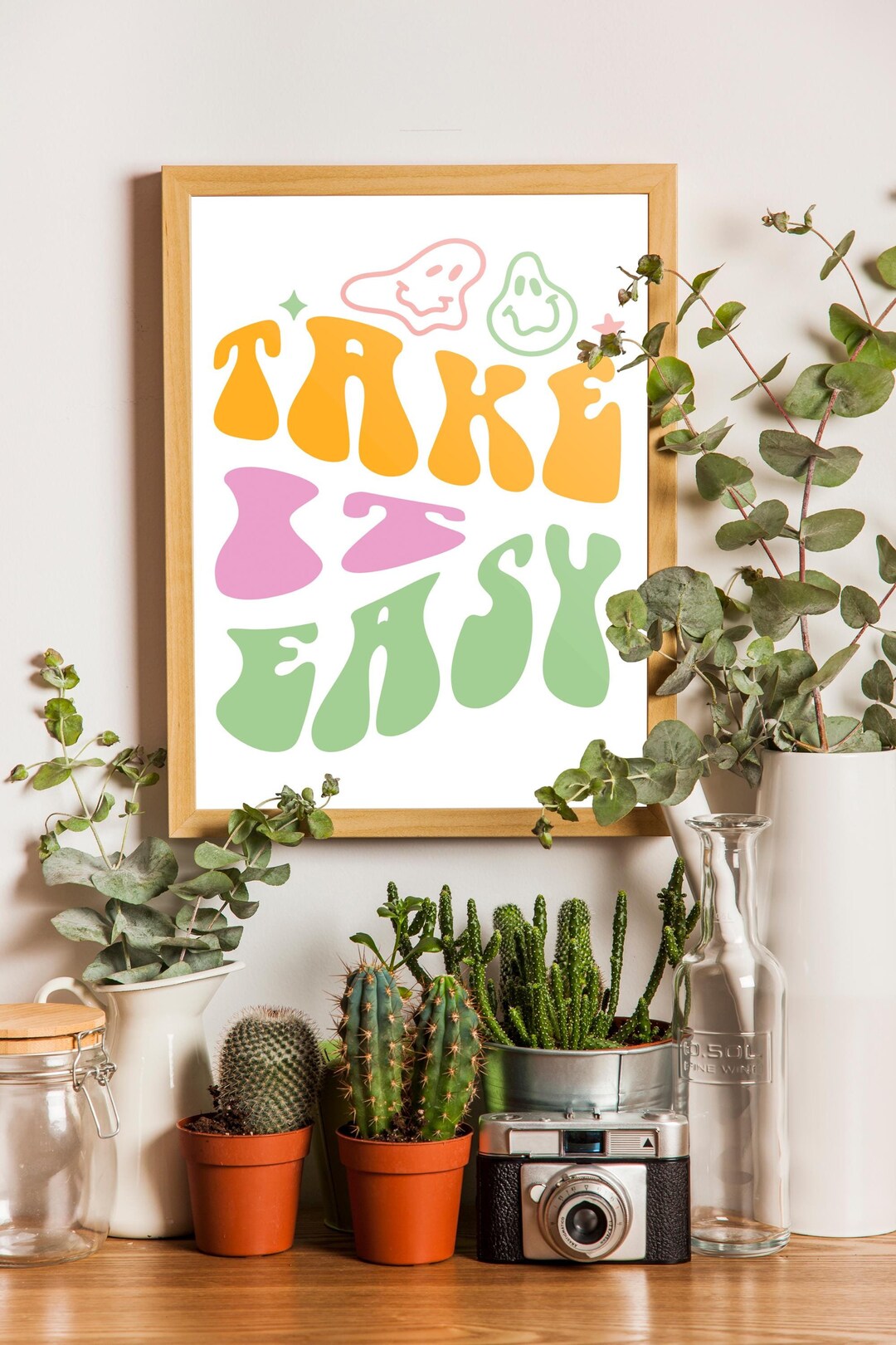 Printable Poster Take It Easy - Etsy