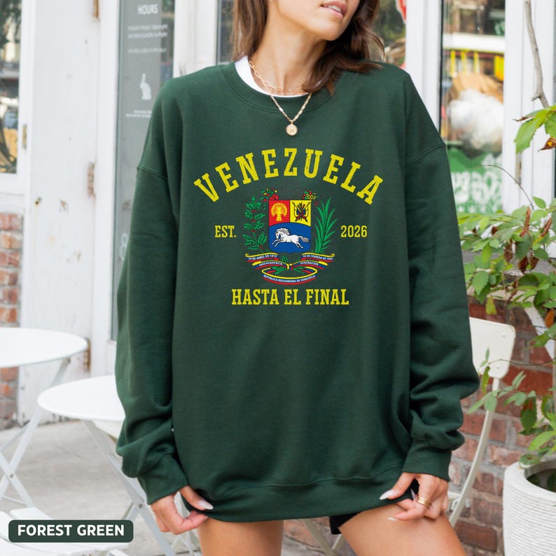 Venezuela Hasta El Final Sweatshirt, Freedom Venezuela Shirt, Unisex ...
