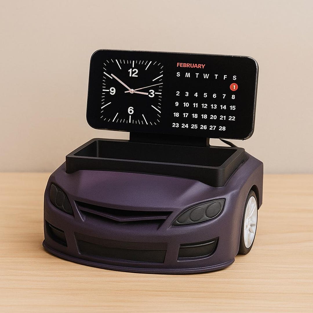 3D Printed Car Desk Organizer – Automotive Gift, Gearhead Decor - Etsy