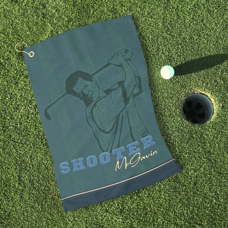 Golf Towels, Shooter Mcgavin Happy Gilmore 2 Towel, Golf Accessories ...