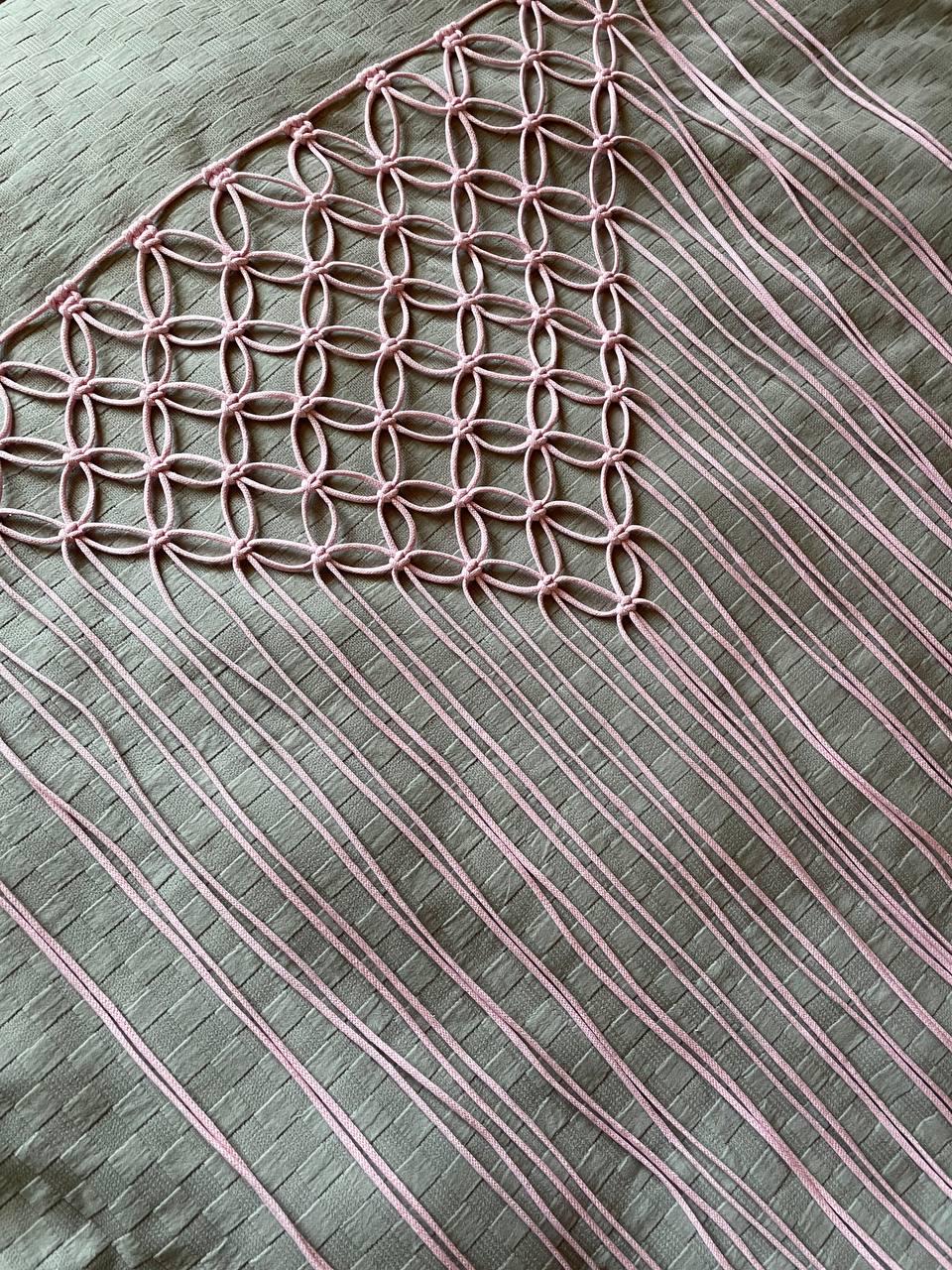 Handmade Macrame Belt Shawl – Boho Hip Wrap, Fishnet Skirt, Beach Pareo ...
