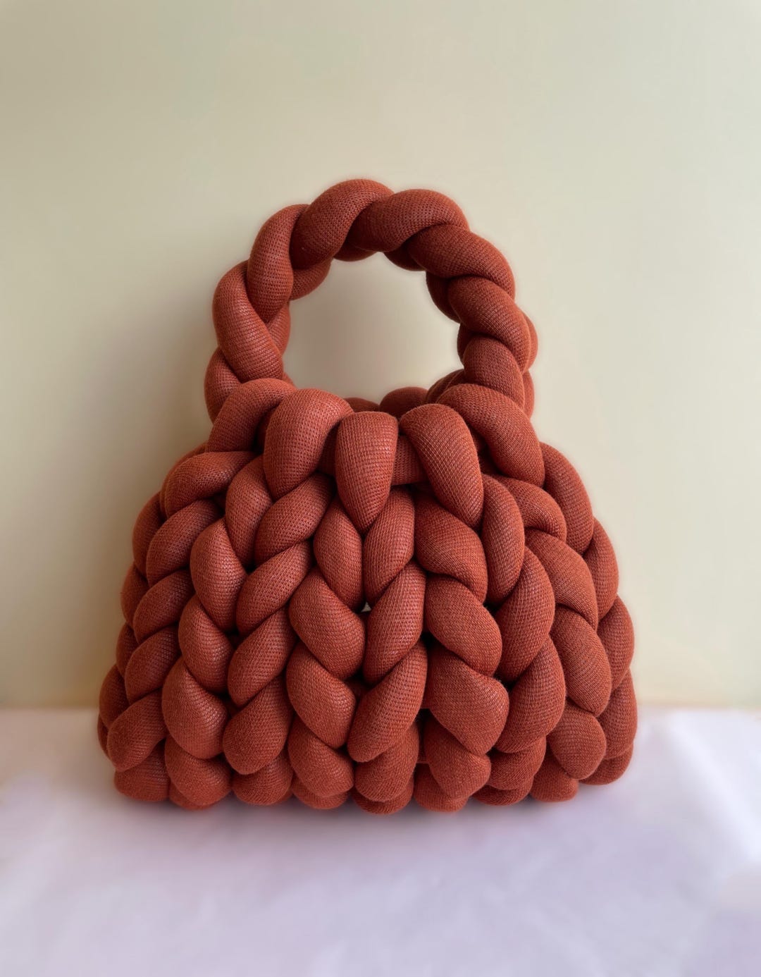Handmade Crochet Chunky Bag – Trendy Marshmallow Purse - Etsy