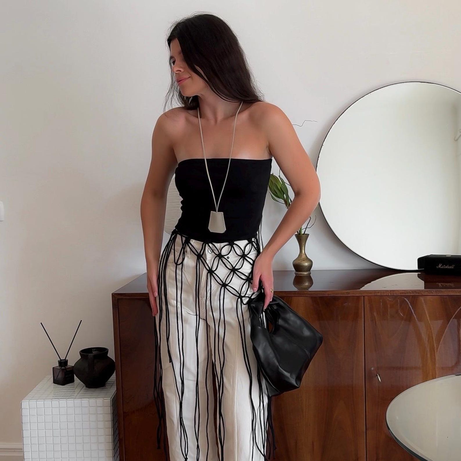 Handmade Macrame Belt Shawl – Boho Hip Wrap, Fishnet Skirt, Beach Pareo ...