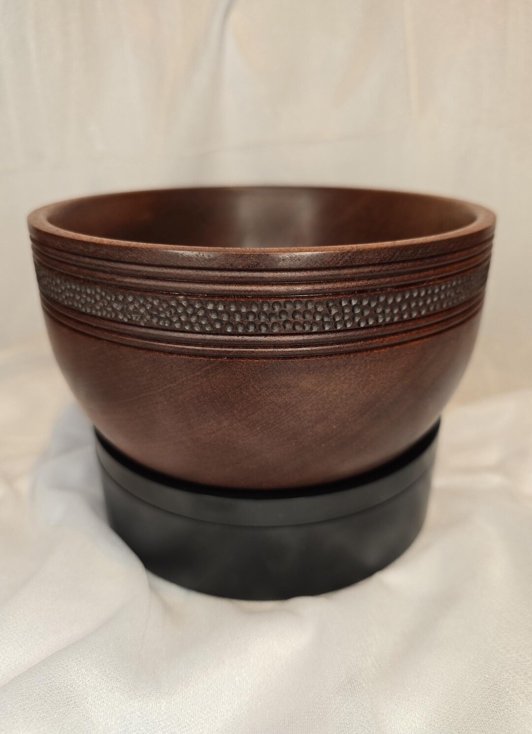 Hand-turned Wooden Sapele Bowl - Etsy