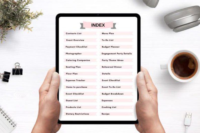 Digital Event Planner Template | Editable Canva Event Planning Book ...