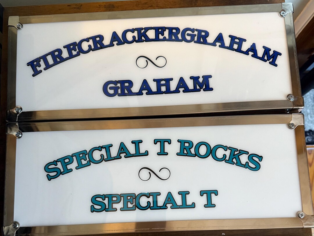 Custom Stall Signs - Etsy
