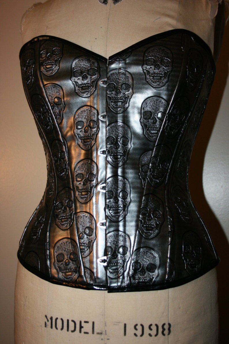 Pvc Skull Corset - Etsy