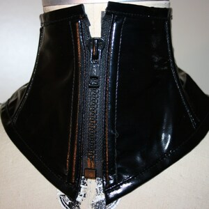 Pvc Neck Corset With Zipper - Etsy