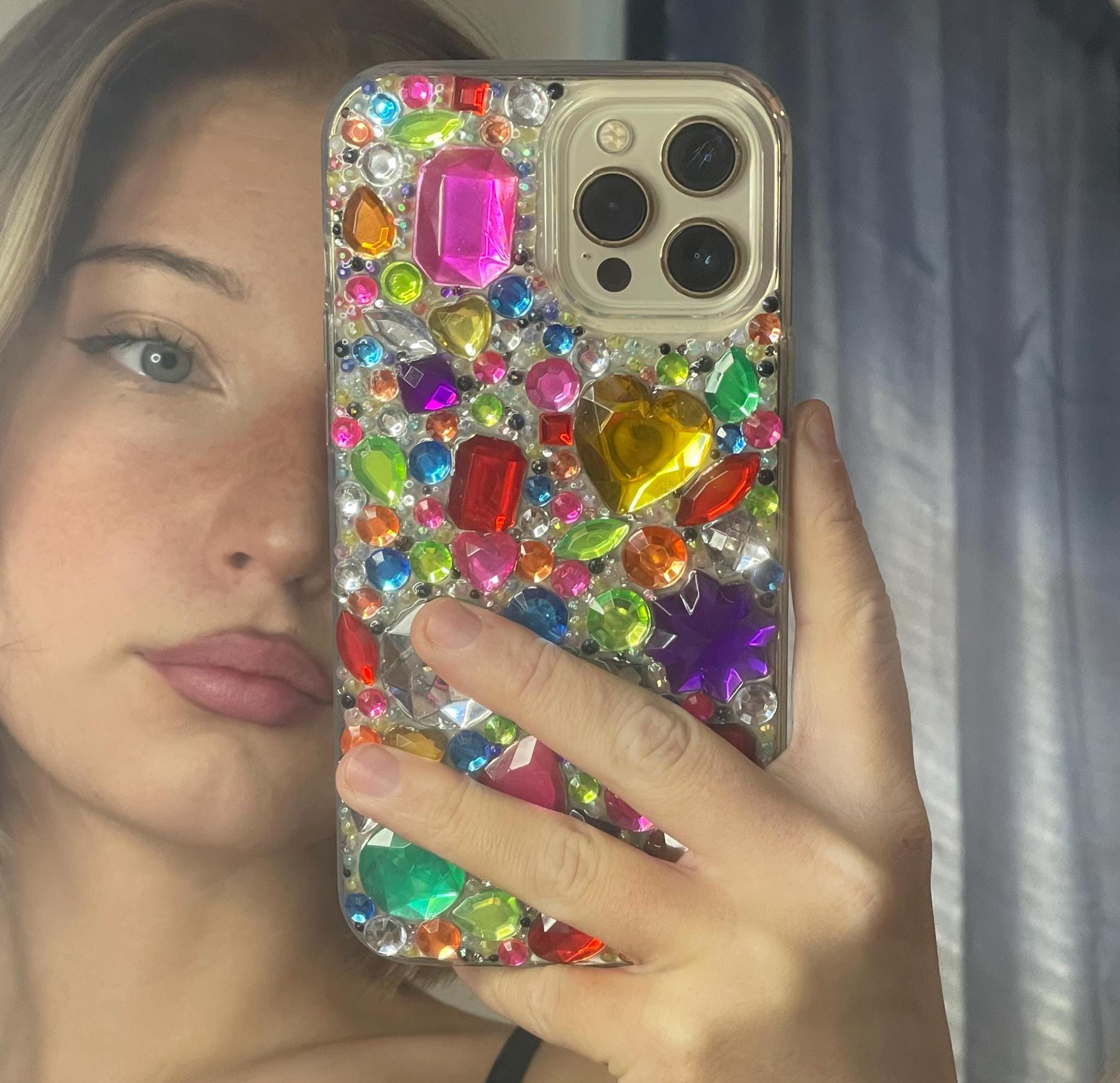 Handmade Bedazzled iPhone Case - Hannah Montana Inspired - Etsy