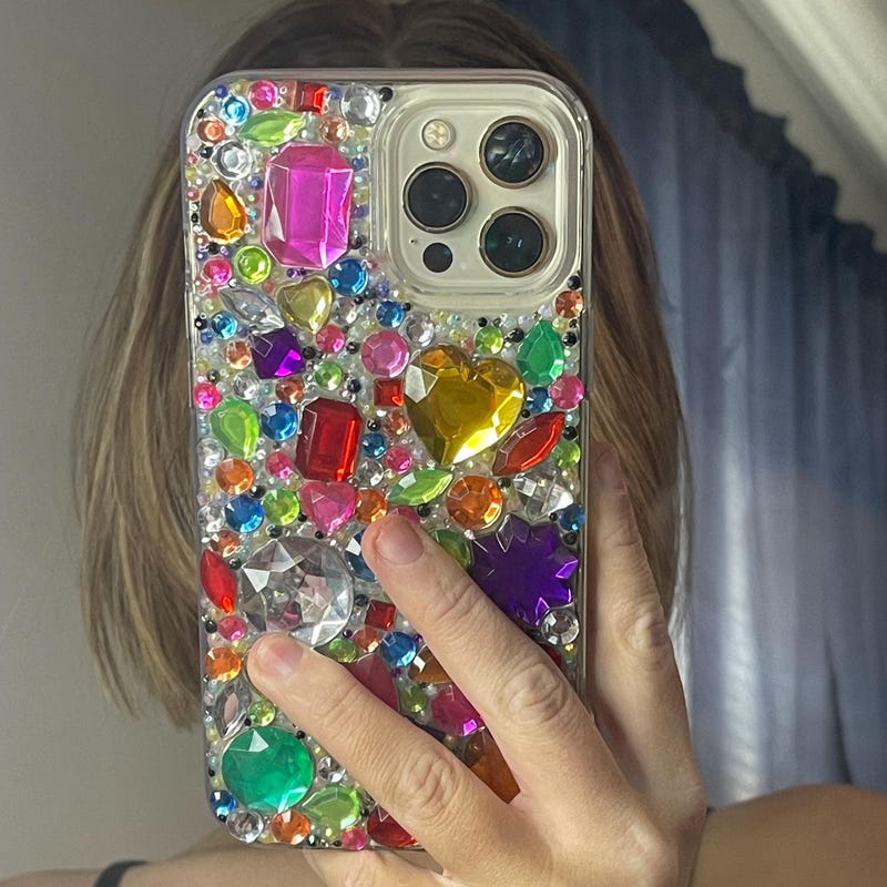 Junk Bedazzled Phone Case - Etsy
