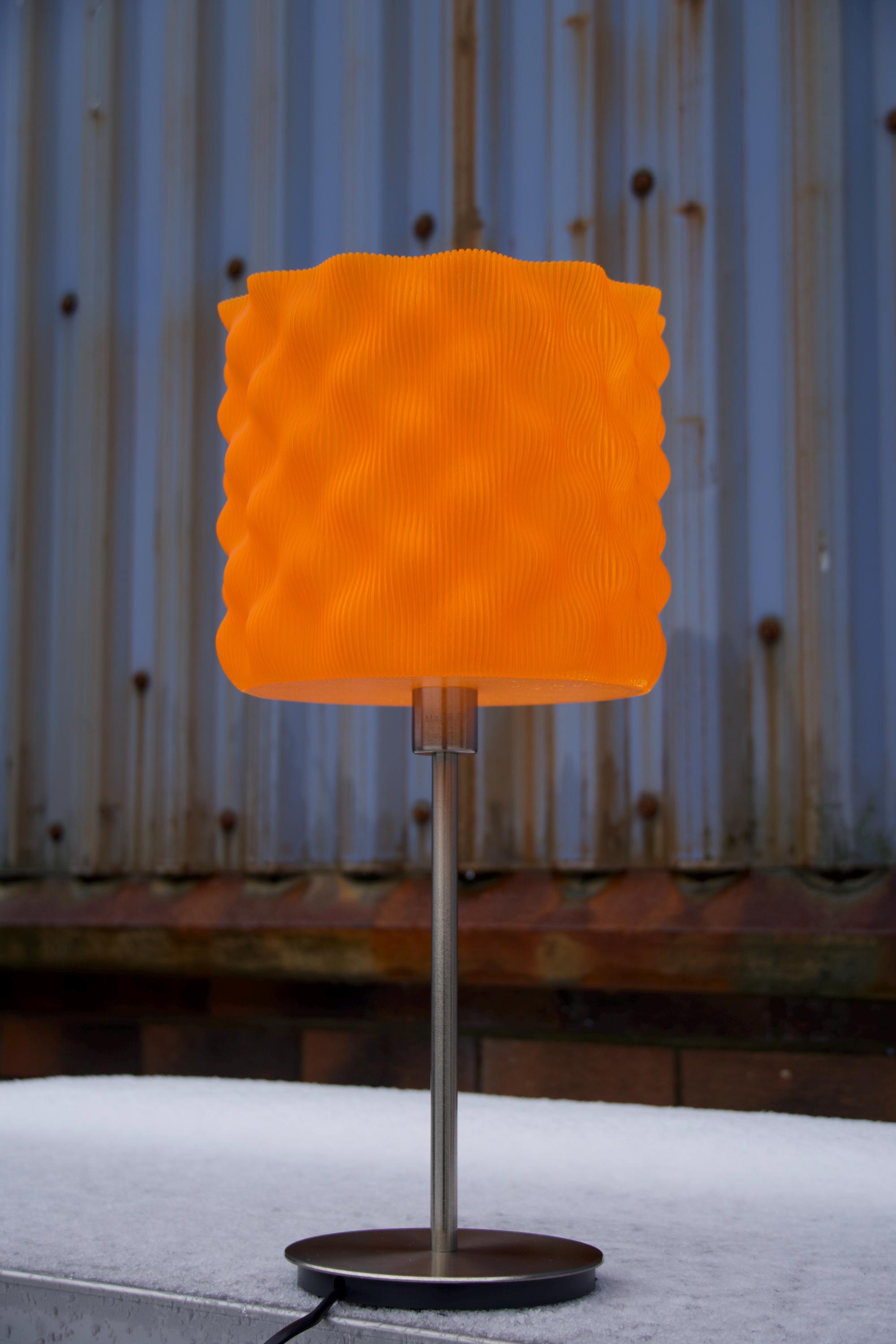 Wavy 3d-printed Lampshade | Modern Pendant |table Lampshade ...