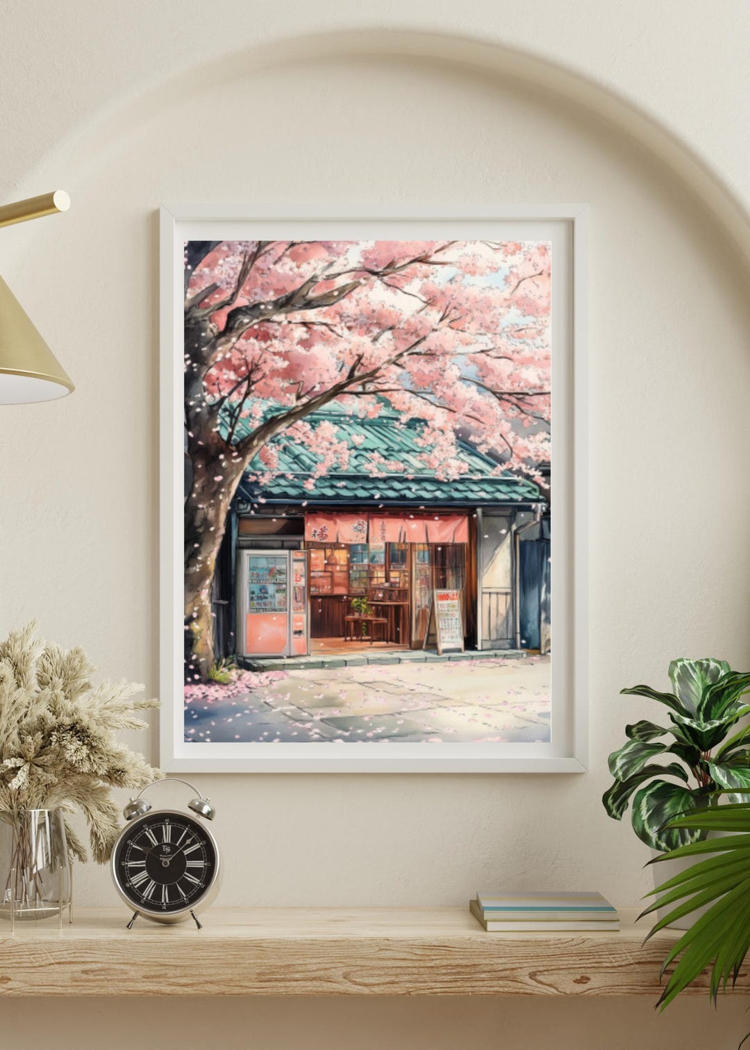Cherry Blossom Poster, Asian Wall Art, Sakura Decor, Japanese Print ...