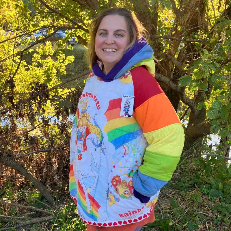Rainbow Coat - Etsy