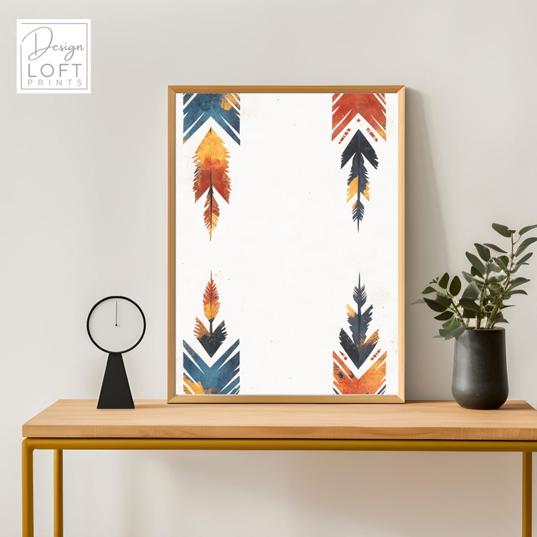 Southwest-inspired Gallery Wall Art: Printable Boho Watercolor Decor ...