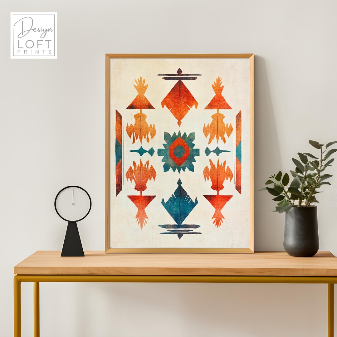 Southwest-inspired Gallery Wall Art: Printable Boho Watercolor Decor ...