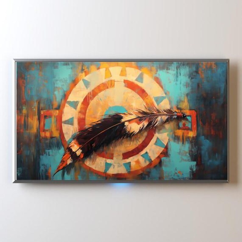 Native American-inspired Tribal Feather Gallery Wall Art: Printable ...