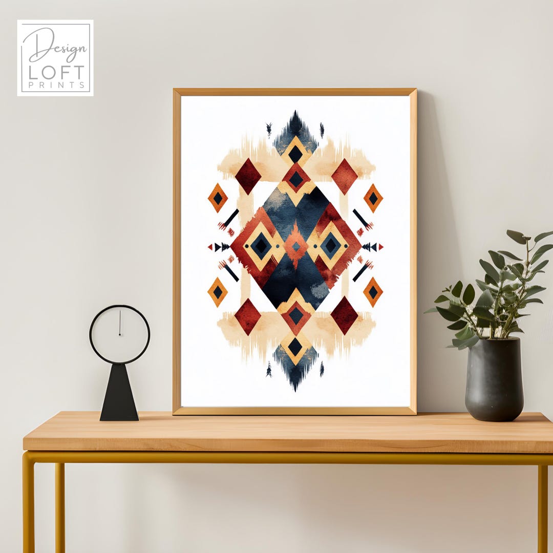 Digital Download | Handcrafted Abstract Native American-inspired ...