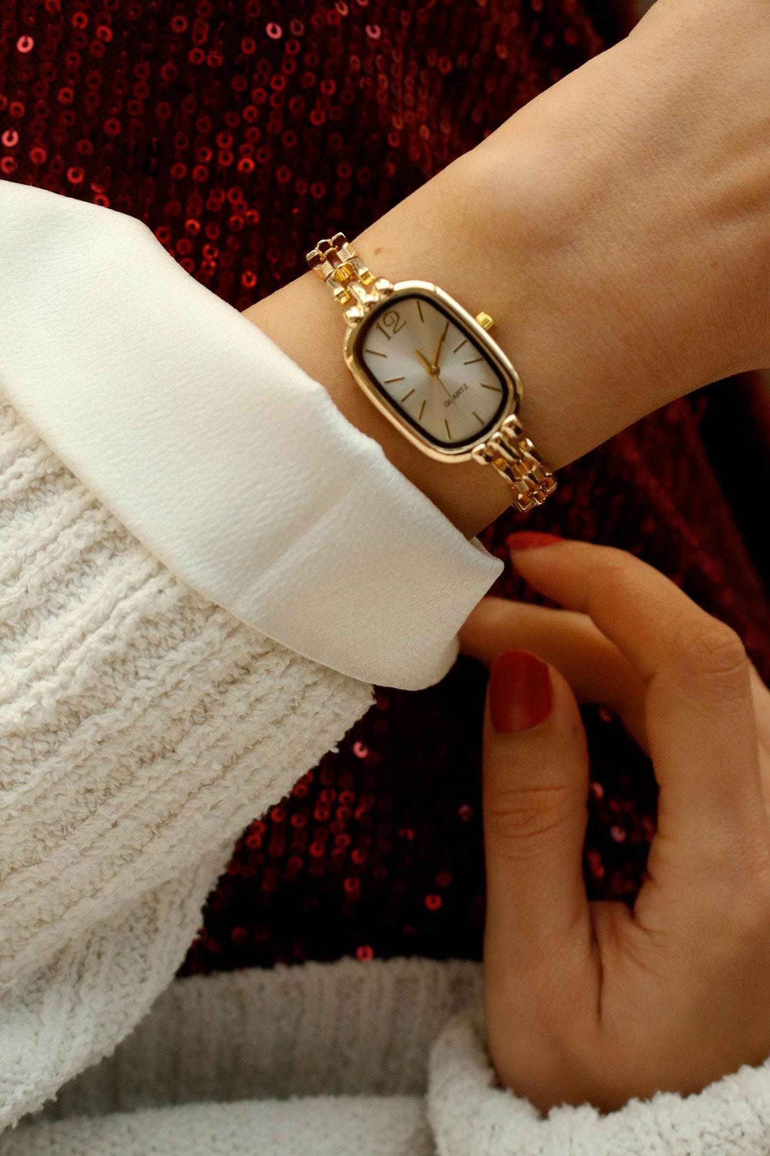 Vintage Minimalist Watch, Retro Watch, Vintage Metal Watch, Metal Band ...