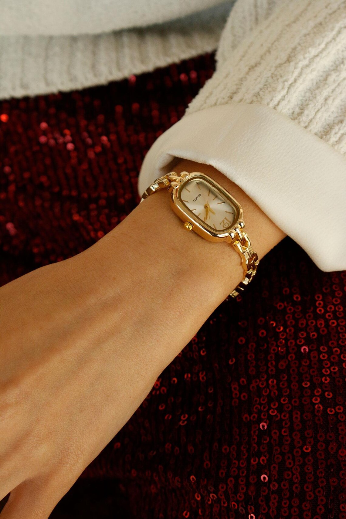 Vintage Minimalist Watch, Retro Watch, Vintage Metal Watch, Metal Band ...